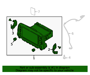 2022-2023 Hyundai Kona Display Unit 96160-J9630-NVC | OEM Parts Online