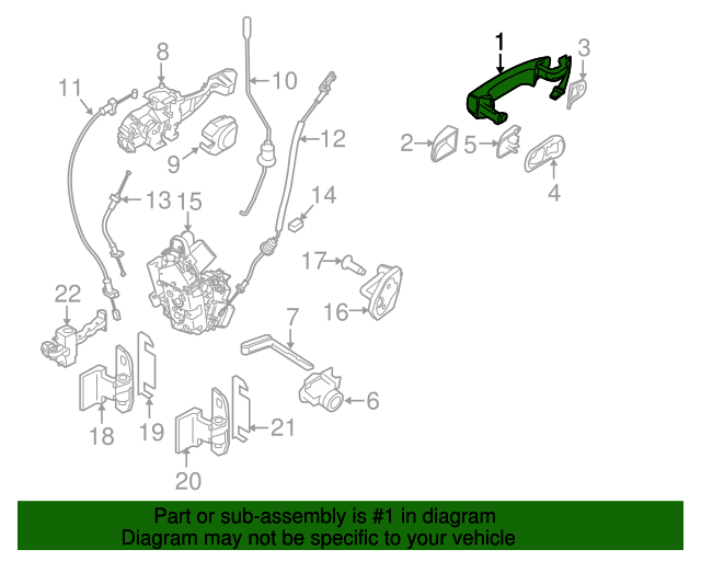 2005-2017 Volvo Handle, Outside 39873389 | OEM Parts Online