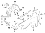 2013-2023 Nissan Fender Stay F3180-3TAMA | Nissan Parts Plus