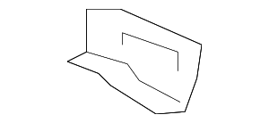 2017-2020 Hyundai Elantra Rail Cover Reinforcement 65662-F2000 | OEM ...