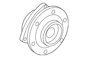 19259798 - Front Wheel Hub and Bearing Assembly with Wheel Speed Sensor ...