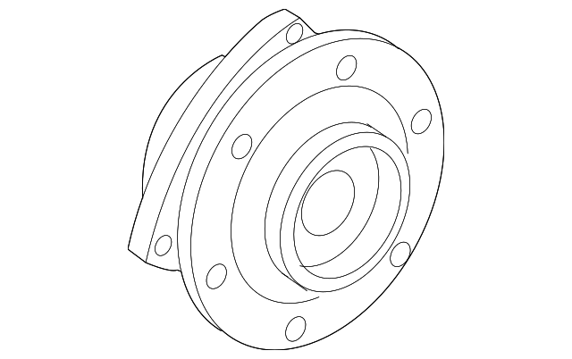 2002-2009 GM Front Wheel Hub and Bearing Assembly with Wheel Speed ...