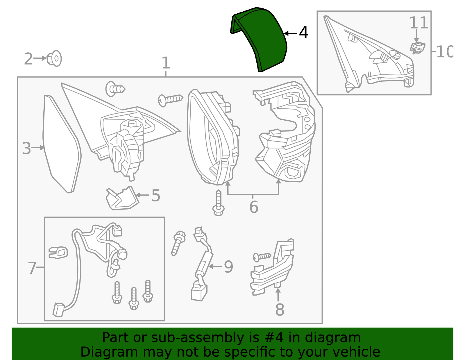 76201-TBA-A21YE - Upper Cover 2017-2021 Honda Civic | Honda Parts Online
