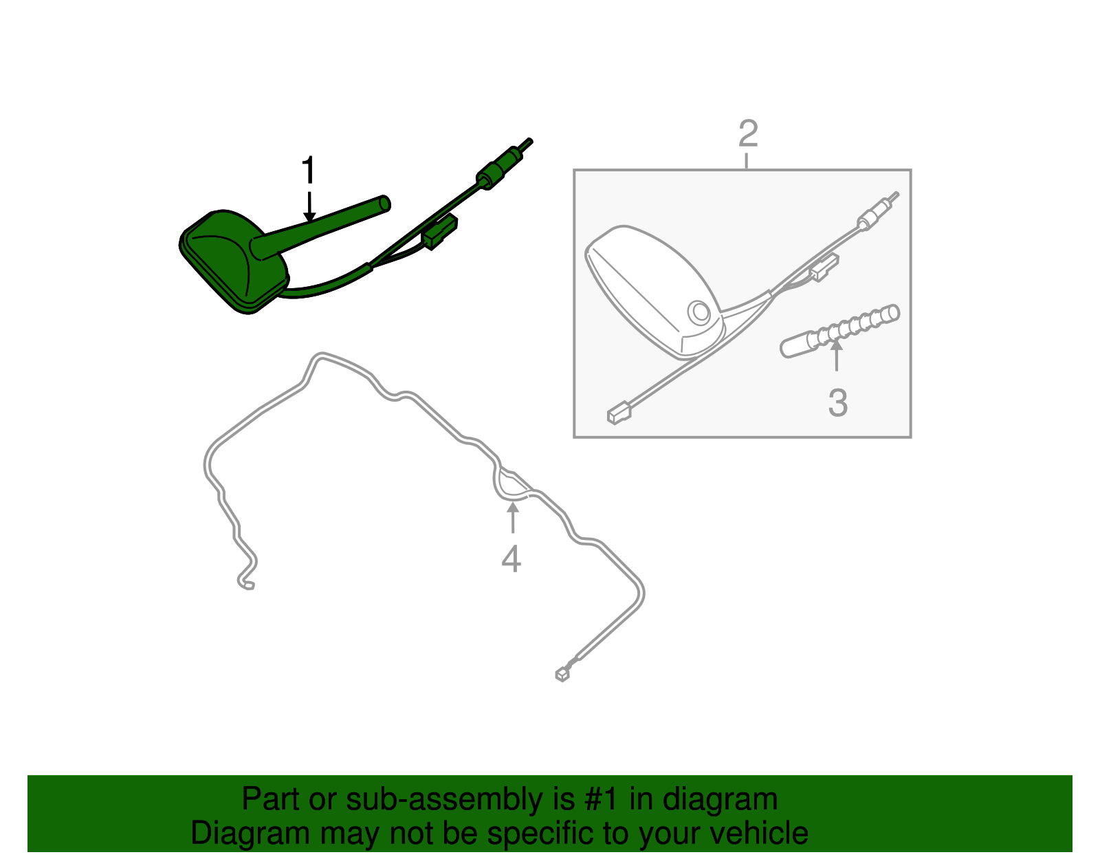 28208-9AF1B - 2007-2012 Nissan Sentra - Antenna Assembly | Anicra ...