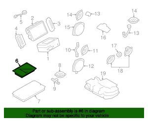 2012-2017 Land Rover Radio Amplifier LR093599 | Land Rover OEM Parts Online