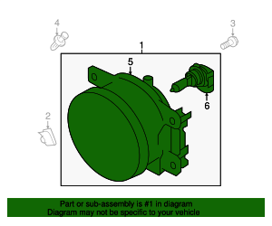 2015-2023 Subaru Fog Lamp Assembly 84501FJ021 | Subaru Parts Store