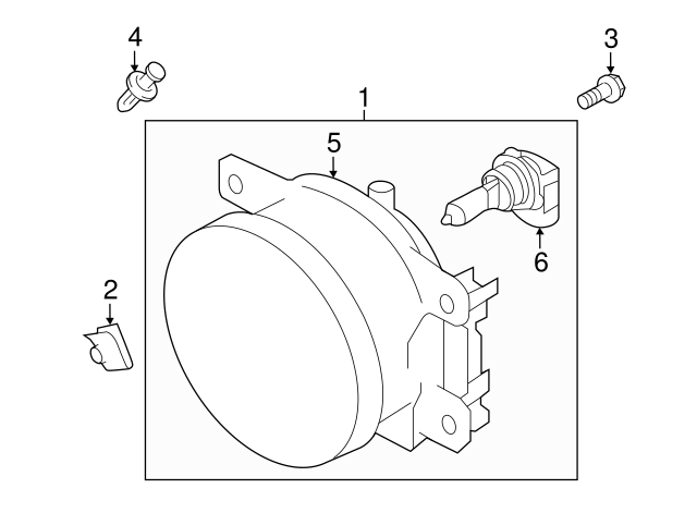 2015-2023 Subaru Fog Lamp Assembly 84501FJ021 | My Subaru Parts