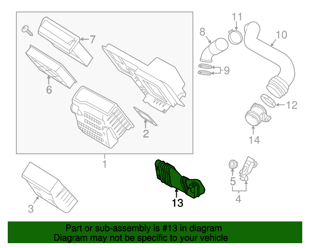 2012-2016 Volvo Air Inlet 31370085 | OEM Parts Online