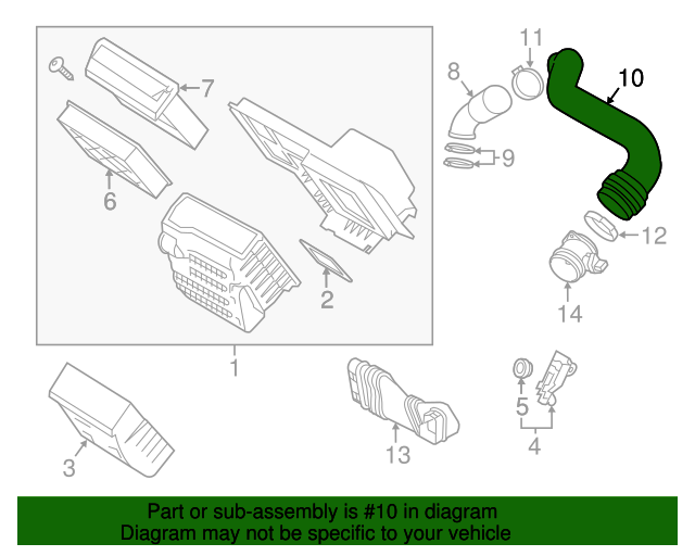 31319775 - Air Duct - 2013-2016 Volvo | Volvo OEM Parts Direct