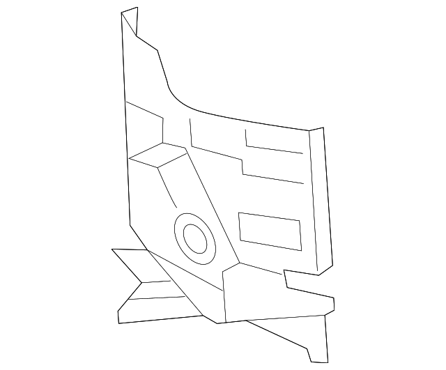 Cover, Bumper Area 117-885-02-23 | MB OEM Parts