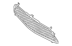 2014-2019 Mercedes-Benz Lower Grille 117-885-21-22 | MB OEM Parts