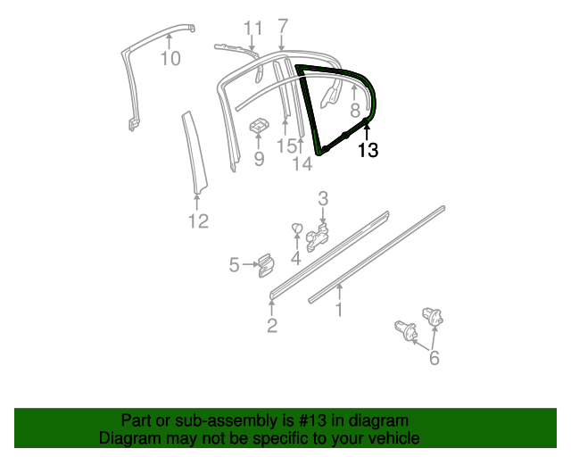1997-2003 BMW Frame left 51-34-8-186-183 | AutoNationParts.com