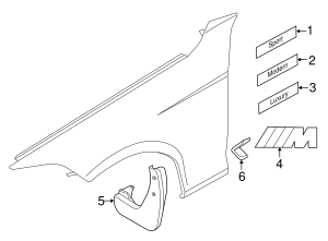 51147418530 - 2014-2021 BMW Nameplate (51-14-7-418-530) | BMW of South ...