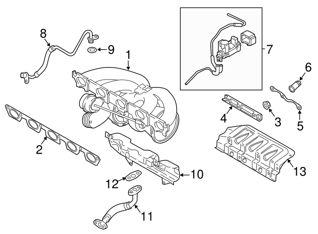 2018-2024 Audi Control Valve 07K-145-675-H | Audi USA Parts