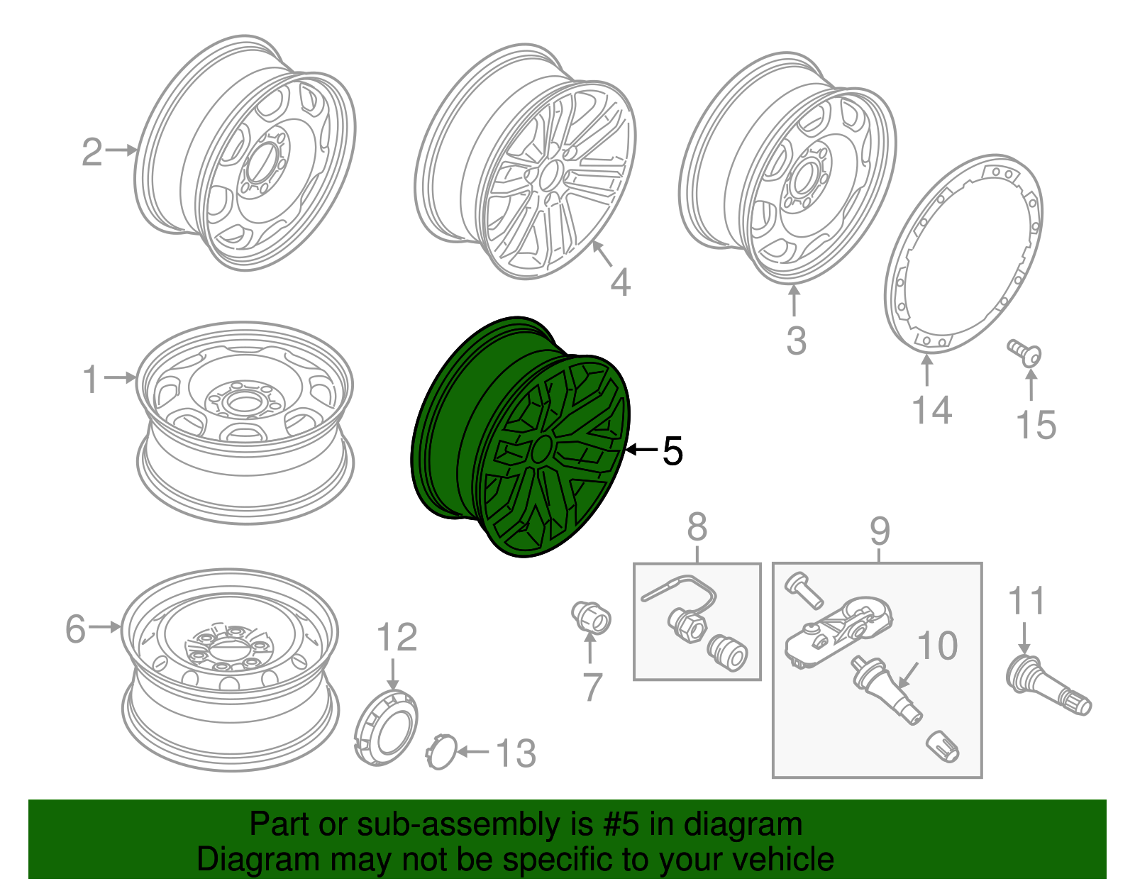 KL3Z-1007-C - 2019-2020 Ford F-150 - Wheel, Alloy | My Ford Parts