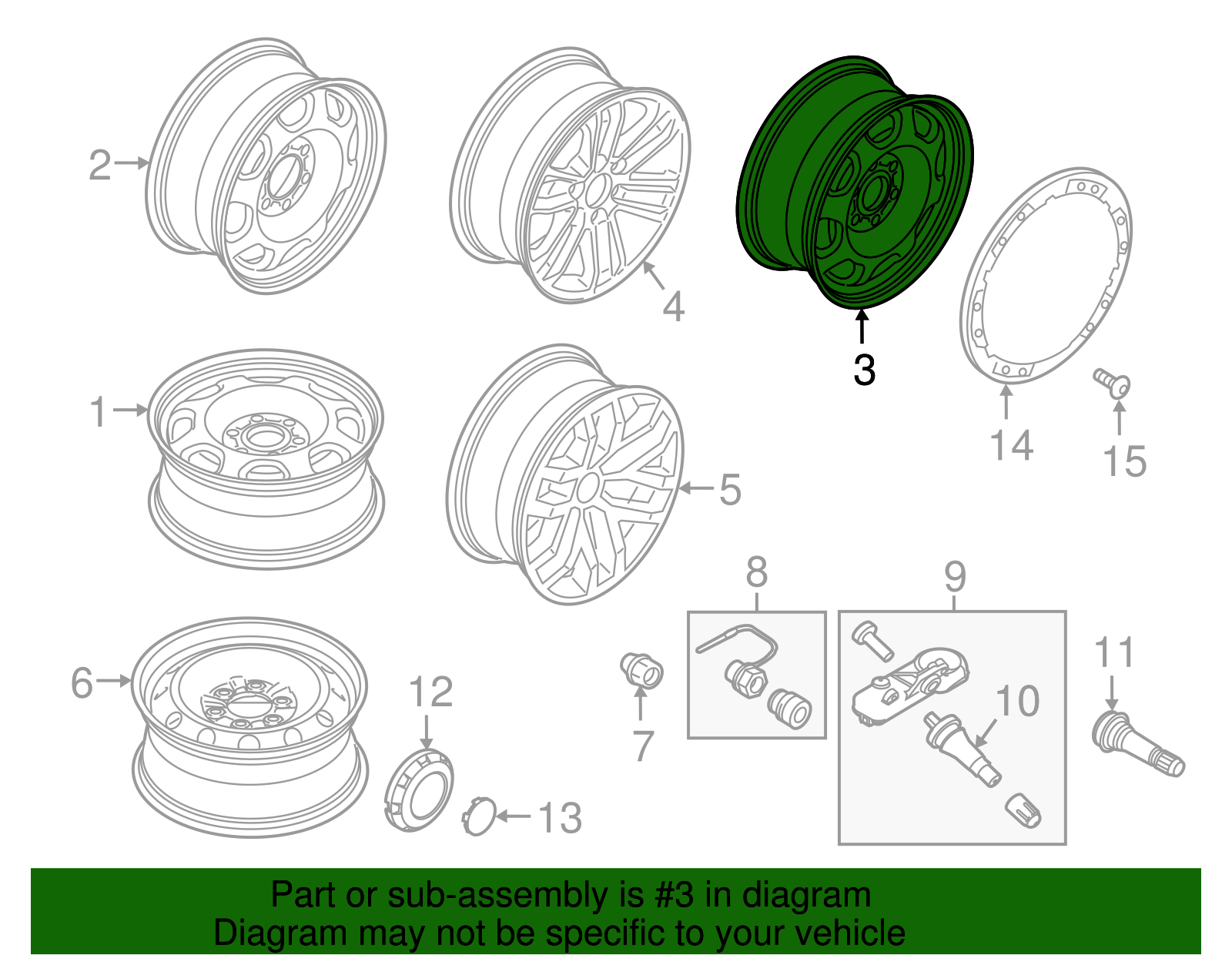 HL3Z-1007-D - Wheel, Steel 2017-2019 Ford F-150 | Big 3 Auto Parts