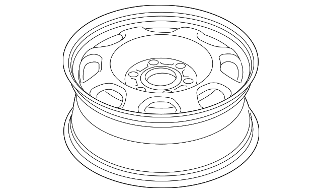 AL3Z-1015-B - Wheel Steel - 2010-2020 Ford | Eastgate Ford Parts