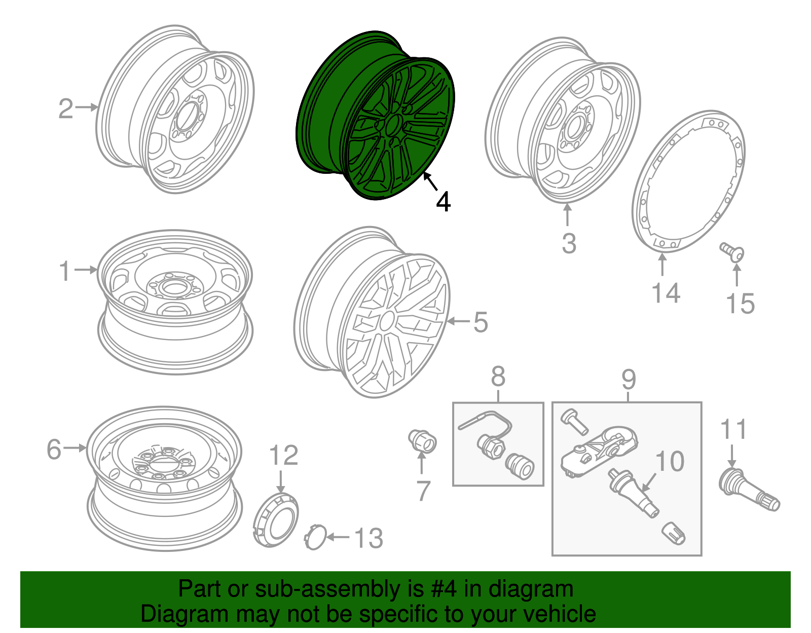 2015-2020 Ford F-150 | Wheel, Alloy | FL3Z-1007-A | Walls' Ford Parts