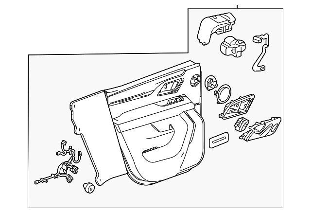 2021-2022 GM Door Trim Panel 84823553 | GMPartsDirect.com