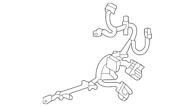 84984911 - Rear Passenger Side Door Lock Wiring Harness 2021-2024 GM ...