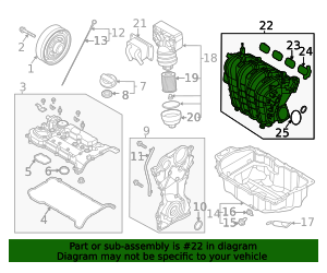 28310-2S000 - Intake Manifold - 2020-2021 Hyundai | World OEM Parts Hyundai