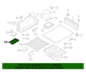 51-47-7-245-912 - Storage Tray - 2012-2020 BMW | Buy BMW Parts Now