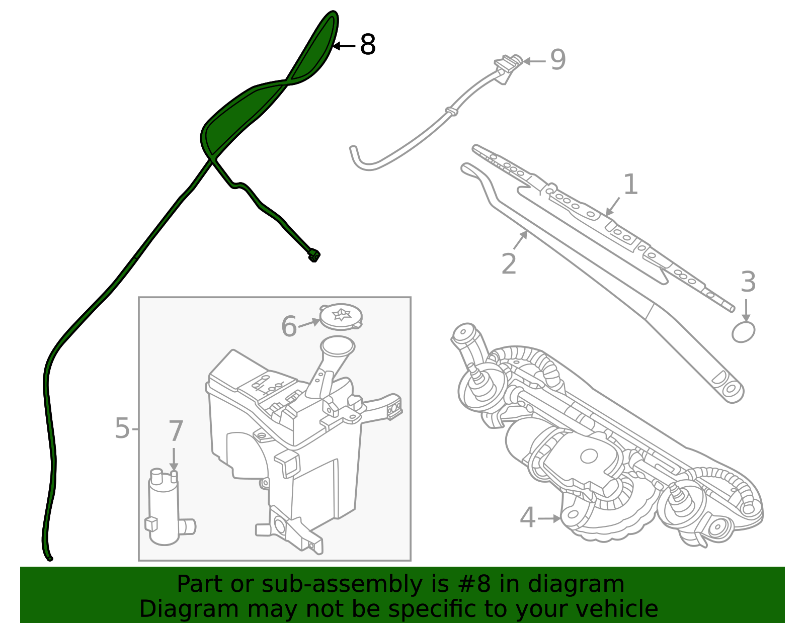 2020-2025 Nissan Versa Tube Assembly 28935-5EF0A | Temecula Nissan Parts