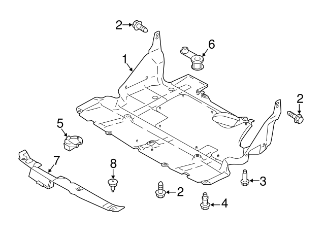 2018-2023 Subaru Crosstrek Sight Shield 57731FL150 | TascaParts.com