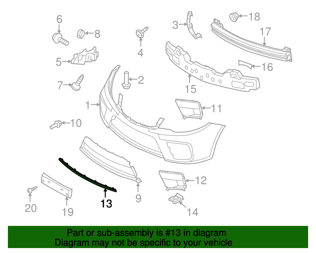 2010-2013 Kia Forte Koup OEM NEW 2010-13 Kia Forte Koup Lip Assembly ...