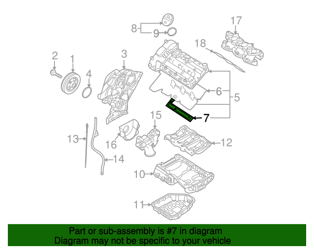 22402-3C110 - Valve Cover Plate 2006-2009 Kia | Kia.Parts Store