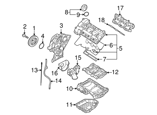 21310-3C300 - Oil Pump 2006-2010 Kia | Kia.Parts Store