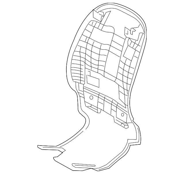 71705-0E040-C1 - 2016-2022 Lexus - Seat Back Panel | Discount Parts Monster
