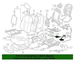 72137-0E200-E0 - Seat Track Cover 2016-2022 Lexus | AutoNationParts.com
