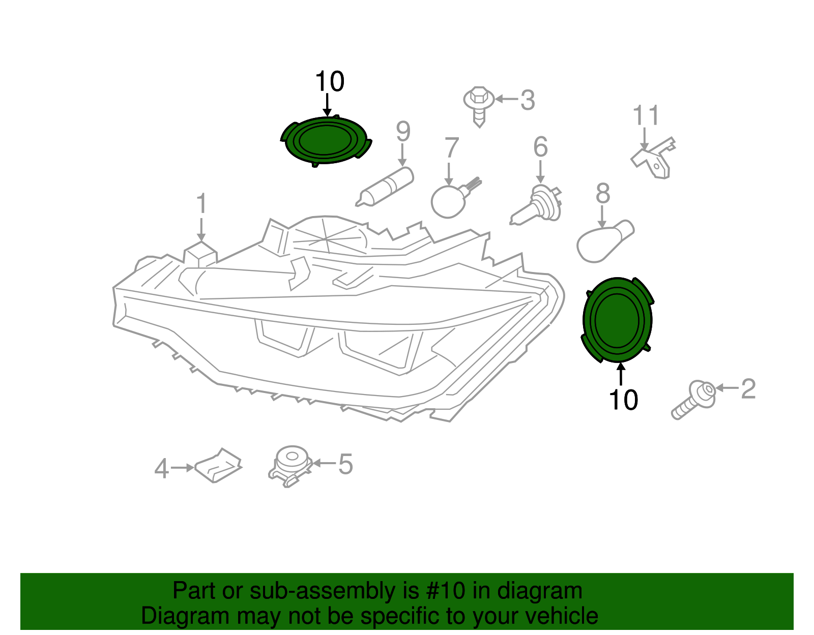 63117311241 - 2012-2016 BMW Access Cover (63-11-7-311-241) | BMW of ...
