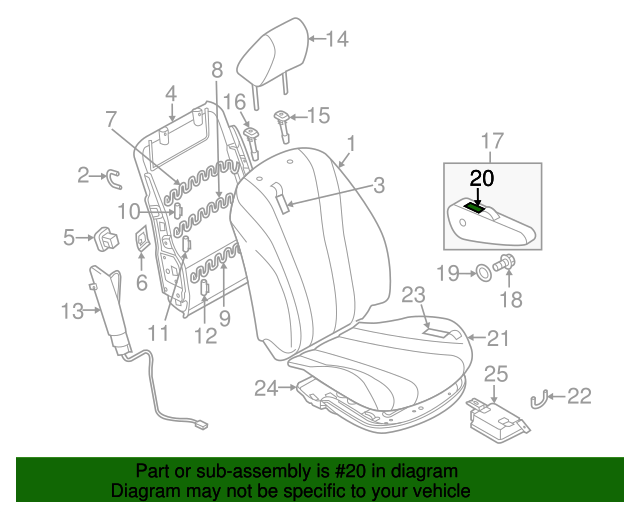 CG66-88-1B1-34 - Armrest Cover 2012 Mazda 5 | Bam Wholesale Parts