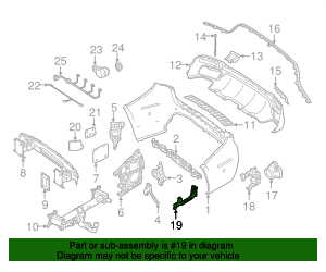 166-885-69-00 - Reinforcement 2017-2019 Mercedes-Benz GLS 63 AMG ...