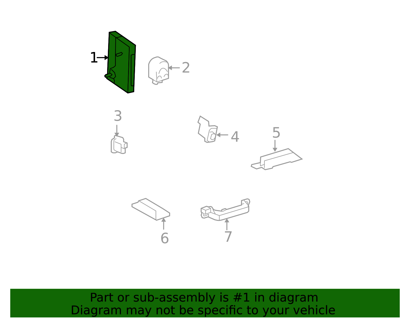 2007-2011 Toyota Camry Keyless Entry Module 89990-06031 | Toyota Parts ...