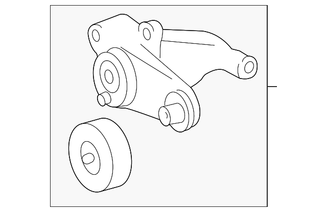 16620-75051 - Serpentine Tensioner - 2007-2023 Toyota | OEM Genuine ...