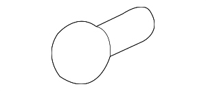 2007-2020 Hyundai Partition Panel Rivet 14160-04123 | QuirkParts