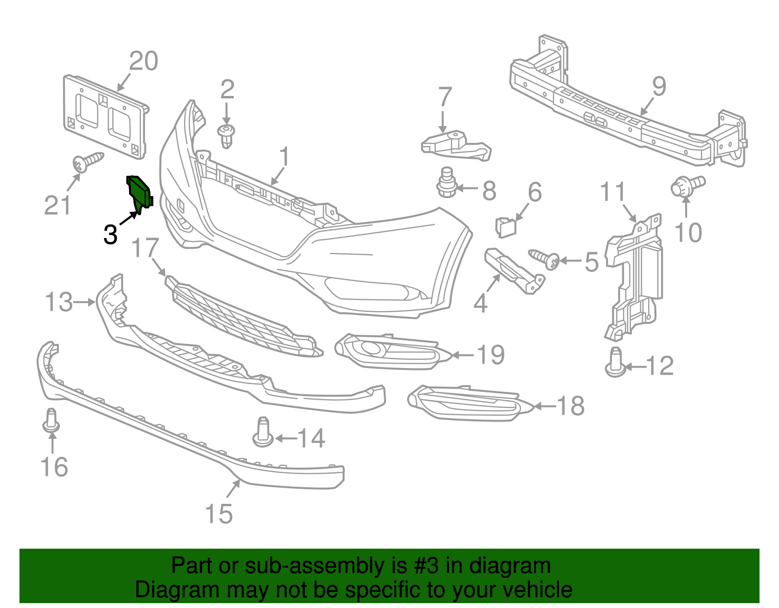 71104-T7W-A10ZA - 2019-2022 Honda HR-V - Cover Front Towing Hook *YR642M* (Brownish Amethyst ...