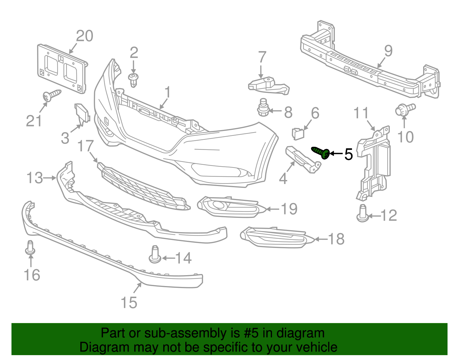 93903-45480 - 2006-2025 Honda - Screw Tapping (5X20) | Genuine Honda Parts