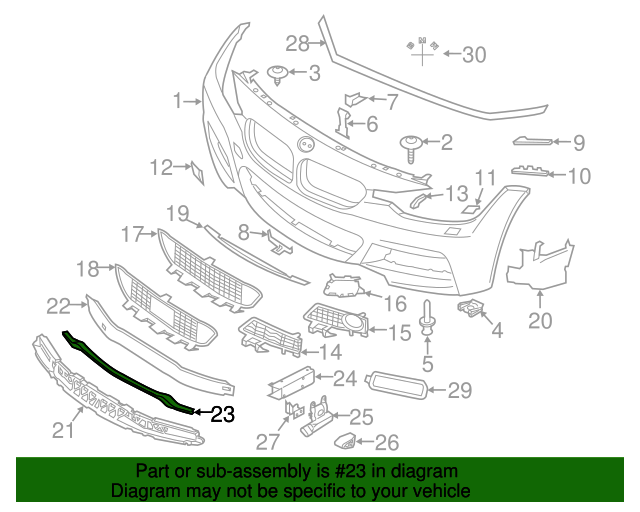 Genuine BMW 51-11-8-054-188 | Lower Support | FREE Shipping on Most ...
