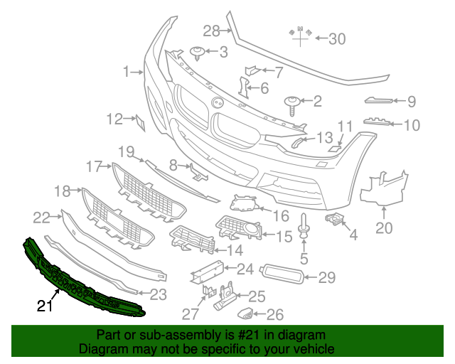 Genuine BMW 51-11-8-054-186 | Bumper Impact Absorber | FREE Shipping on ...