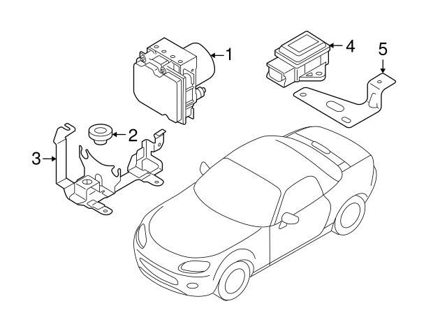 2006-2015 Mazda Yaw Rate Sensor LT12-43-7Y1 | Mazda-Parts
