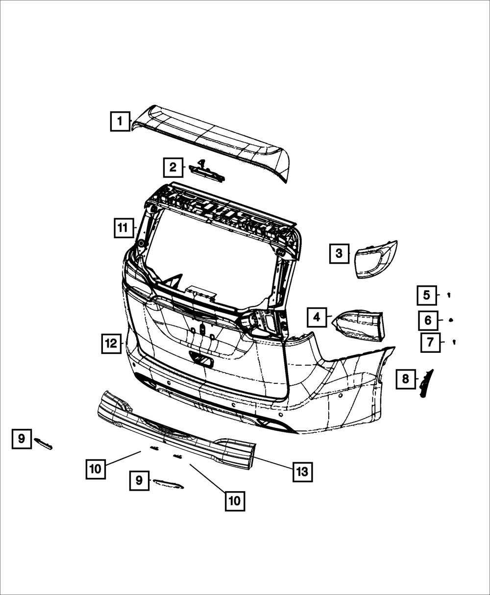 2017-2025 Chrysler Fascia Bezel, Right 68229424AA | QuirkParts