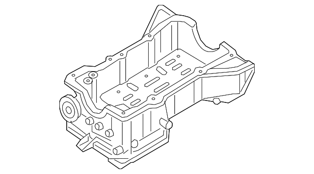 2017-2022 Nissan Pathfinder Oil Pan 11110-6KA0A | TascaParts.com