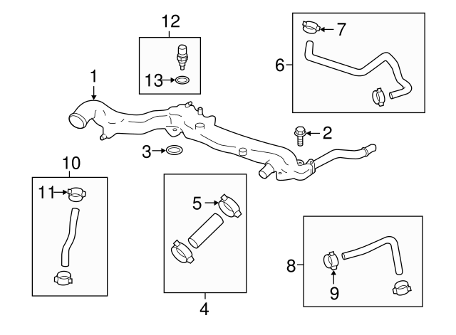2013-2022 Subaru Coolant Temp Sensor 22630AA230 | Subaru Parts For You