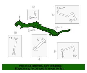 2014-2021 Subaru Water Pipe 14050AA930 | Subaru Parts Store