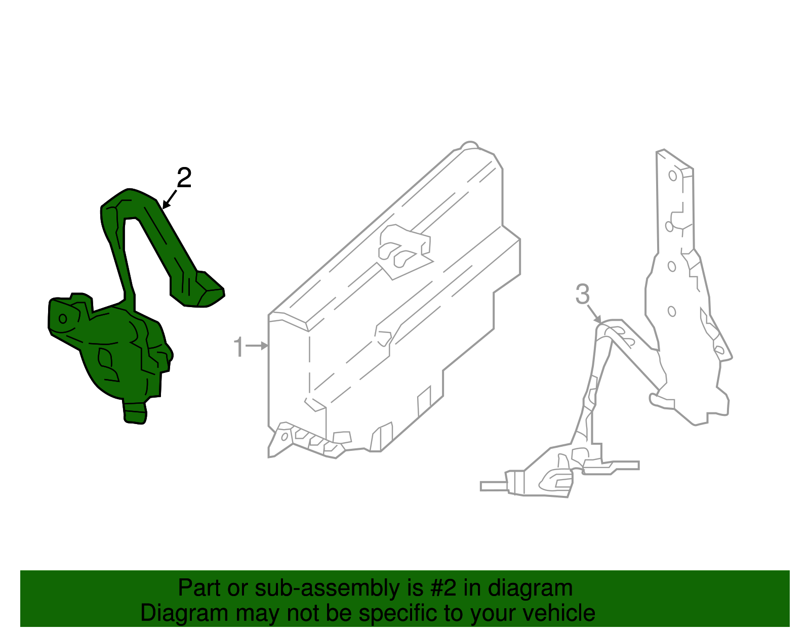 2018-2024 Ford Front Sensor JL1Z-3C097-C | OEM Parts Online