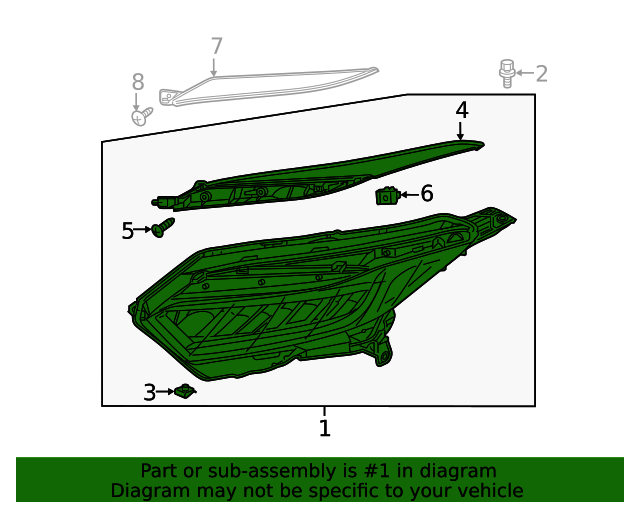 33100-T7A-A51 - Headlamp Assembly 2019-2020 Honda HR-V | Honda Parts Online